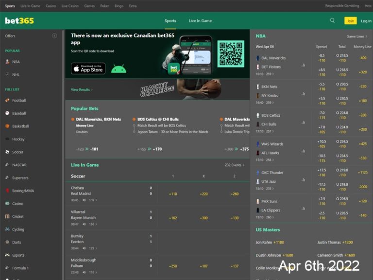 bet365 Canada - Review bet365 Ontario Sportsbook [August 2023 ]