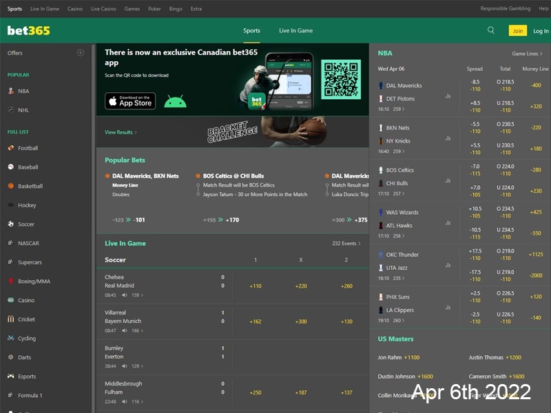 bet365 Canada - Review bet365 Sportsbook [June 2023 ]