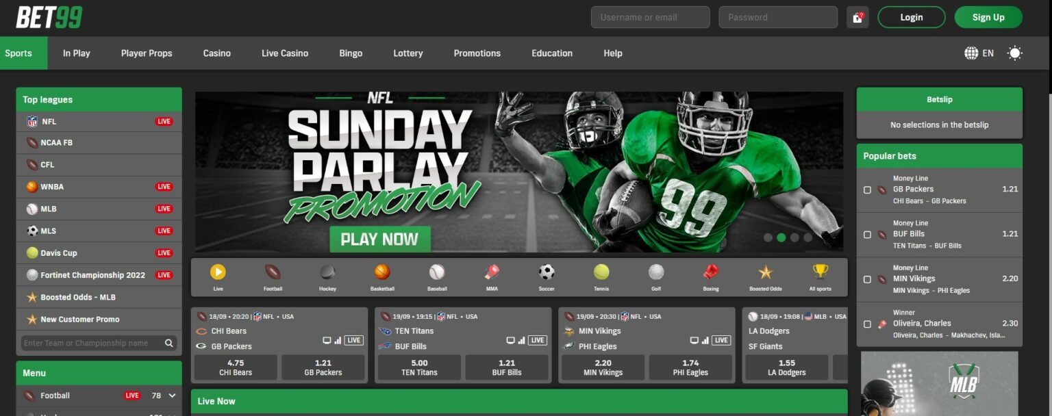 Bet99 Canada Review [$1000 Bonus] Bet99 Ontario [August 2023]