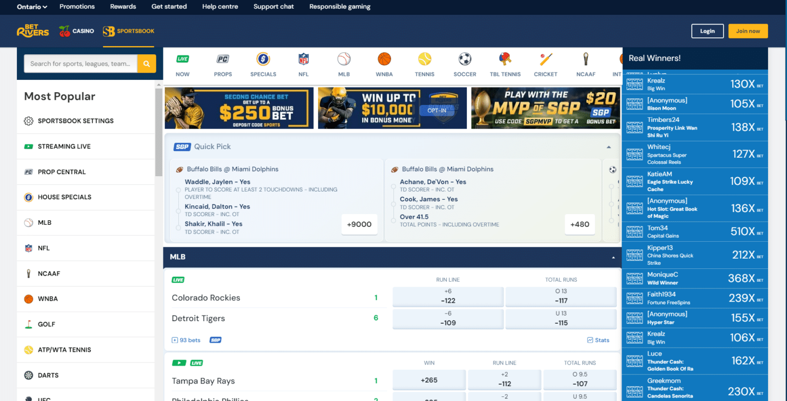 Bet Rivers Ontario Review 2025 - Betting App & Sportsbook