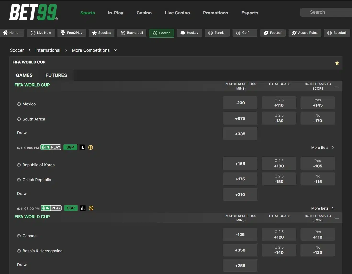 World Cup Odds 2026: FIFA Group Odds, Winner, & Predictions